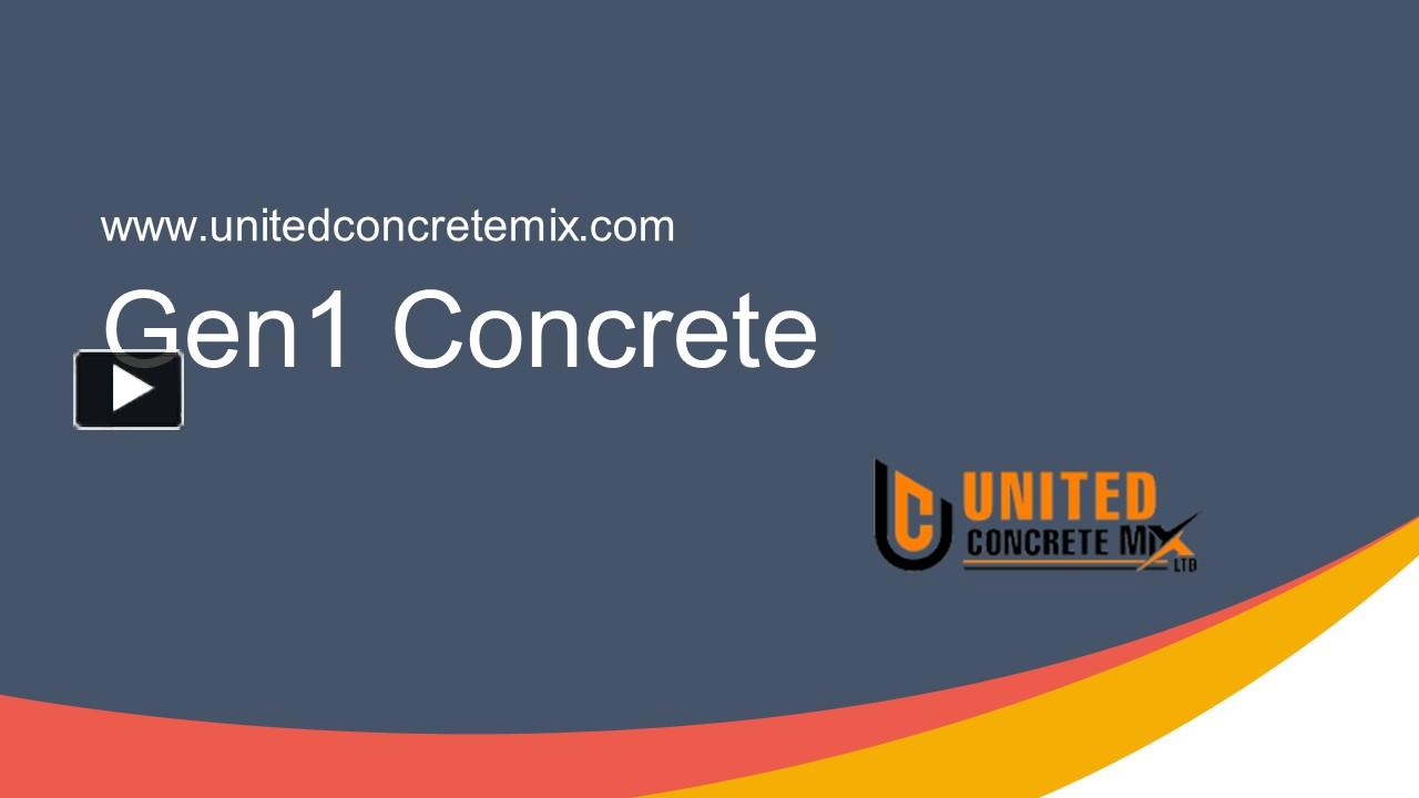 Gen1 Concrete presentation | free to download