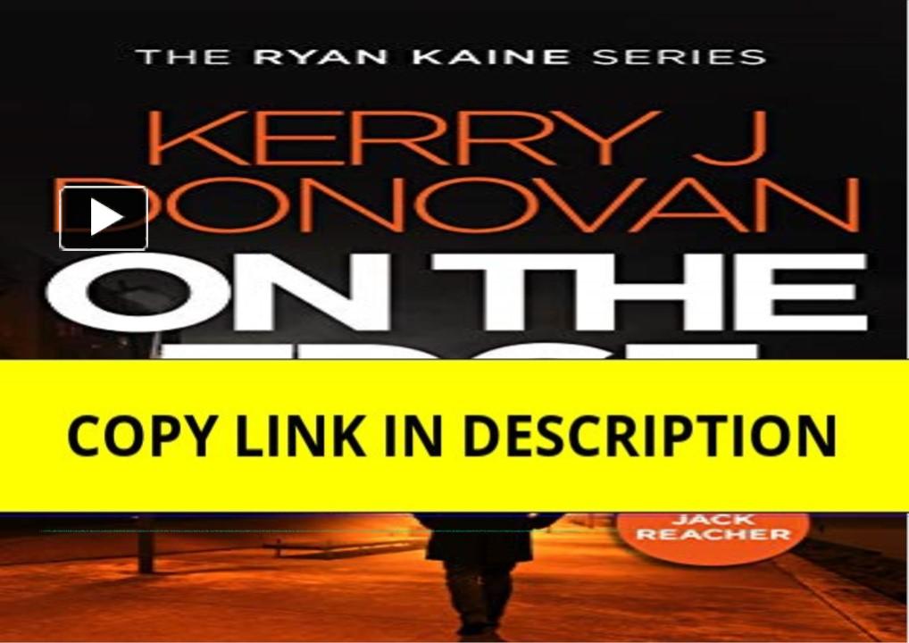 Download (PDF) On the Edge: Book 6 in the Ryan Kaine series Kindle ...