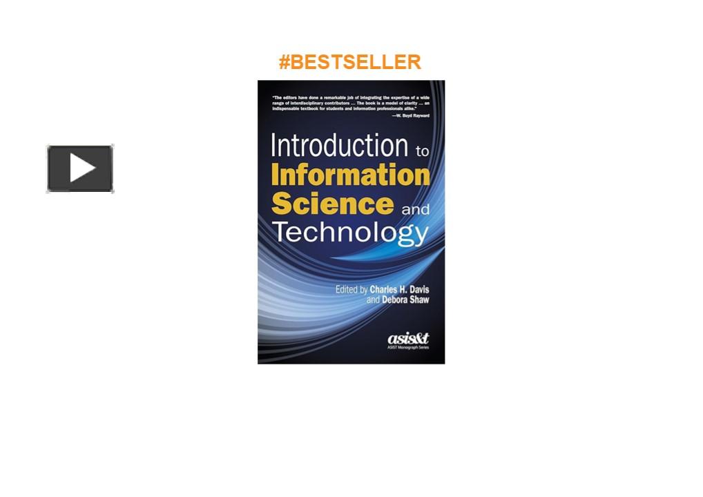 PPT – PDF(Readonline) Introduction to Information Science and ...
