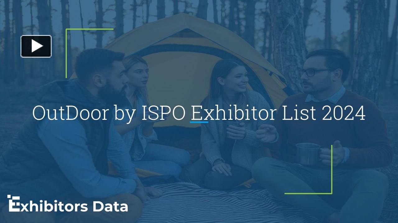 OutDoor by ISPO Exhibitor List presentation | free to download