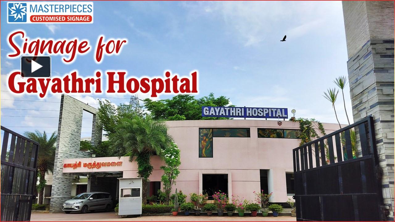 Gayathri Hospital - Masterpieces presentation | free to download