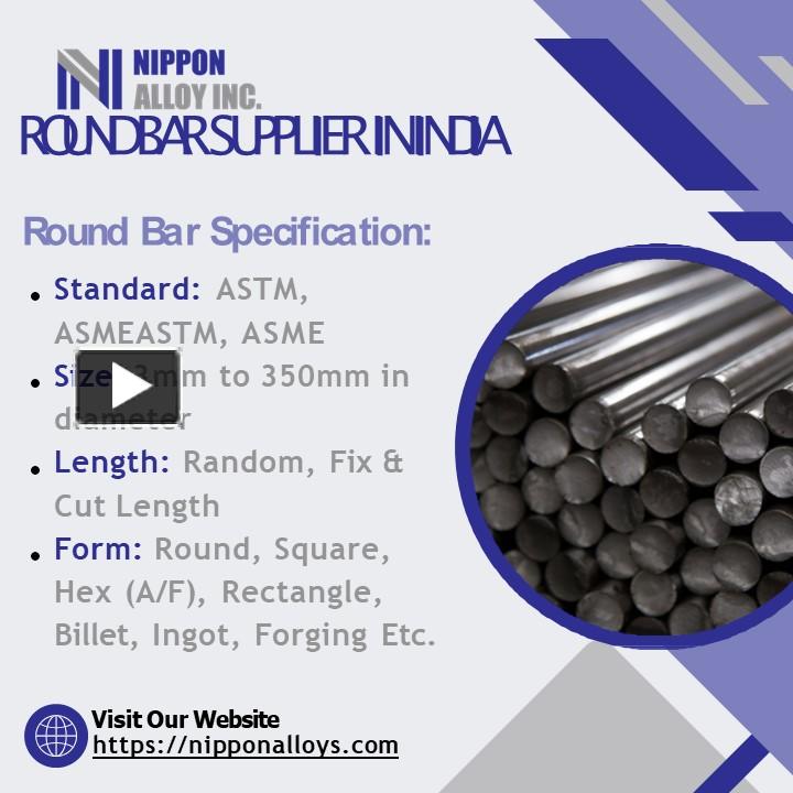 PPT – Round Bar Supplier | Sheets & Plates | Pipes & Tubes | Forged ...