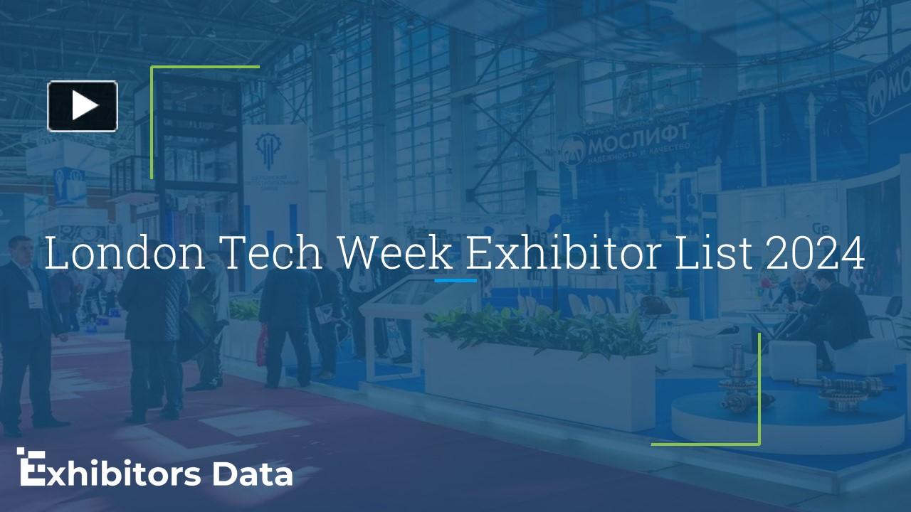 PPT – LONDON TECH WEEK 2024 PowerPoint presentation | free to download ...