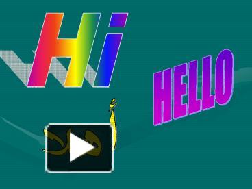 Hi presentation | free to view