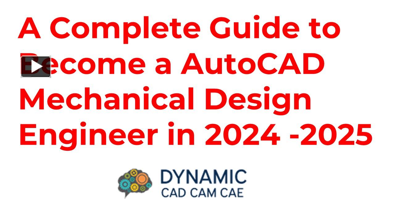 PPT – Become a AutoCAD Mechanical Design Engineer PowerPoint ...