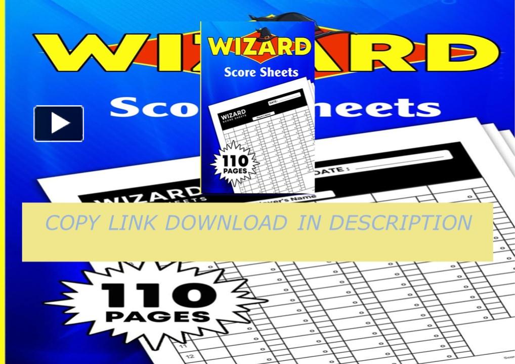 [READ] Wizard Score Sheets: Small Size Book of Pads For Scorekeeping ...