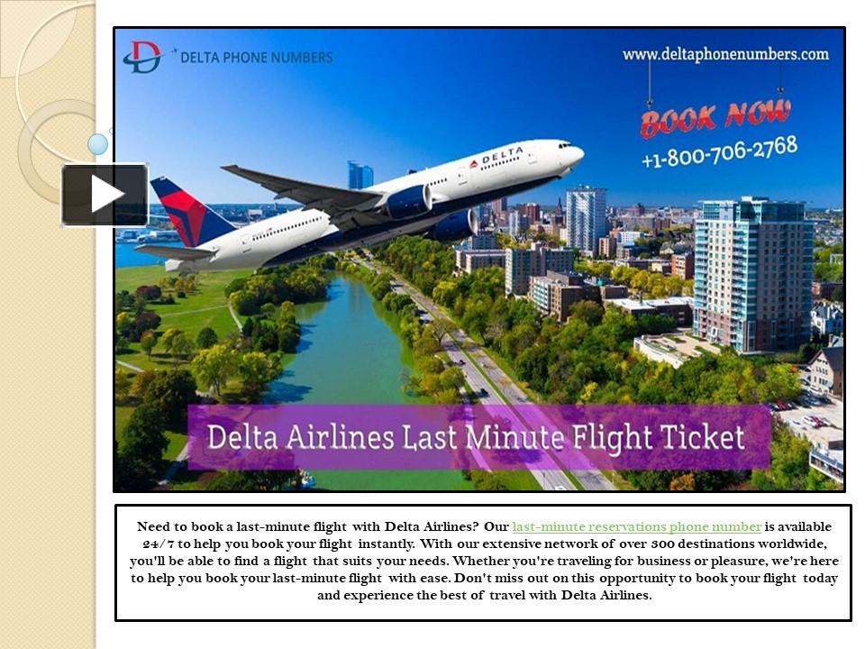 Book Delta Airline Ticket to New York presentation | free to download