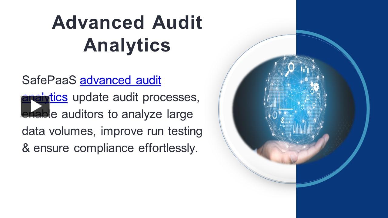 PPT – Advanced Audit Analytics PowerPoint presentation | free to ...