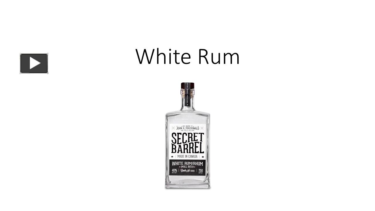 PPT – The Taste of White Rum PowerPoint presentation | free to download ...