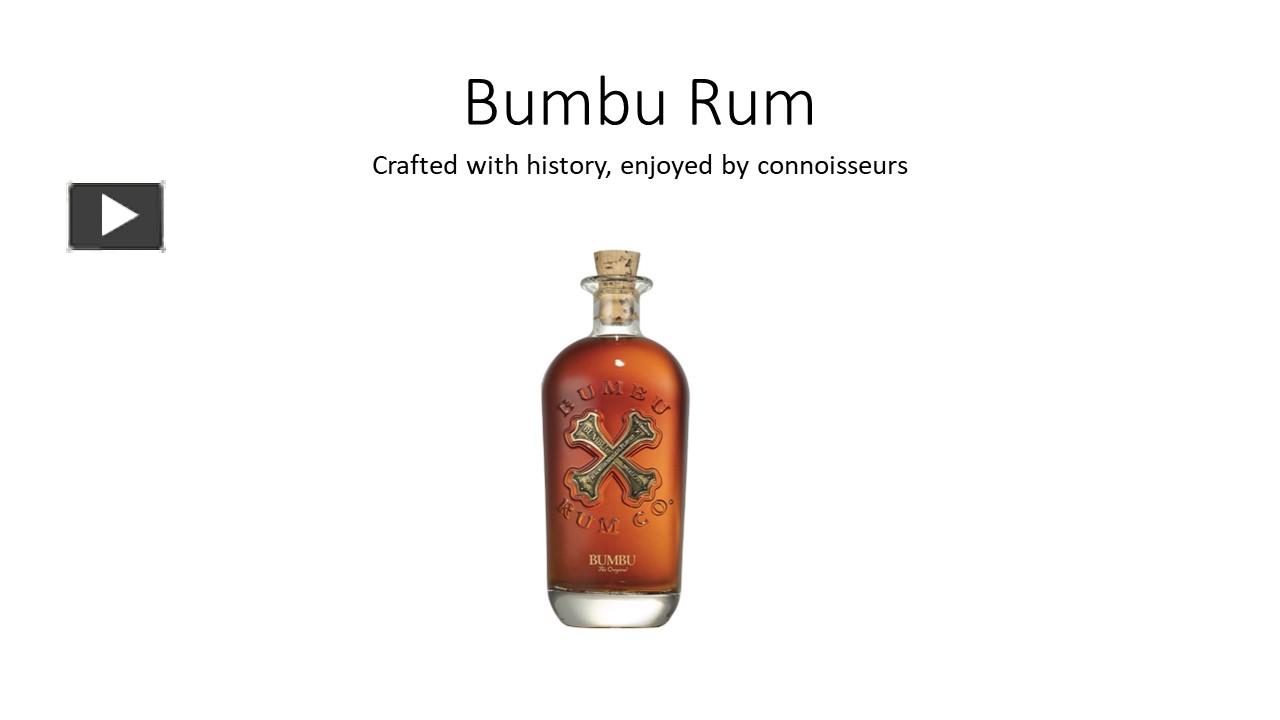 PPT – The Taste of Bumbu Rum PowerPoint presentation | free to download ...