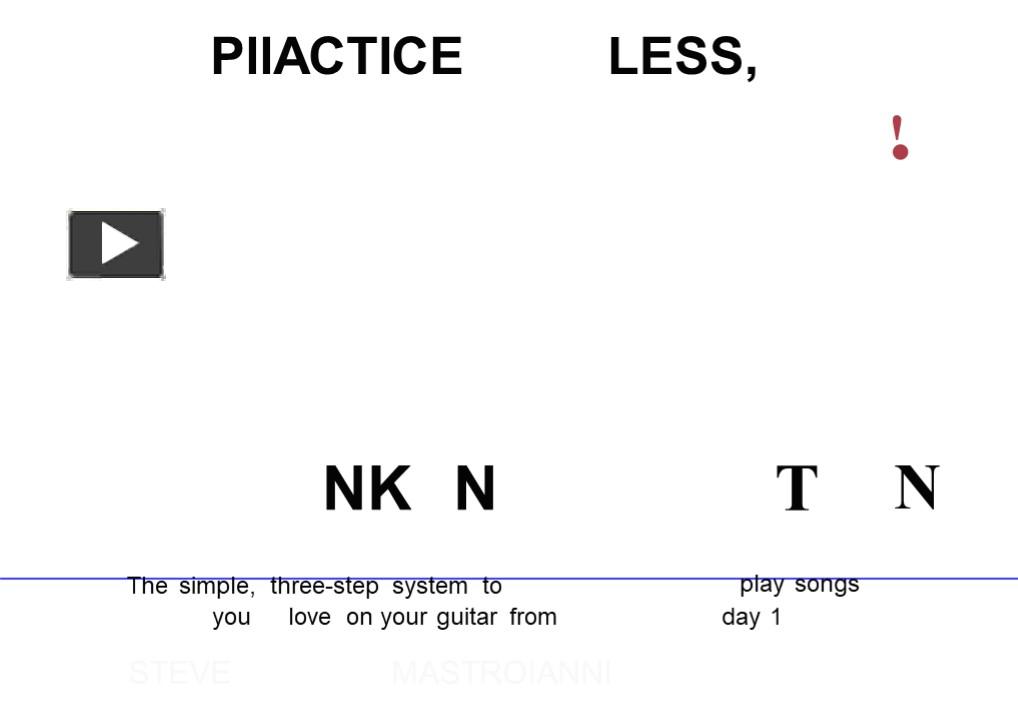 ⚡[PDF] Practice Less, Play More: The Simple, Three-Step System to Play ...