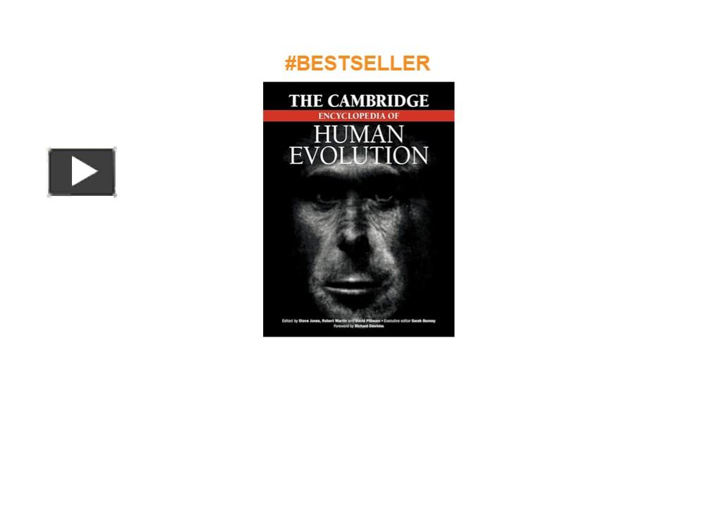Download⚡️ The Cambridge Encyclopedia of Human Evolution (Cambridge ...