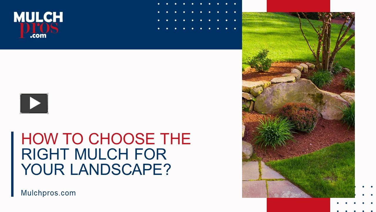 PPT – Key Considerations When Choosing Mulch for Your Landscape ...
