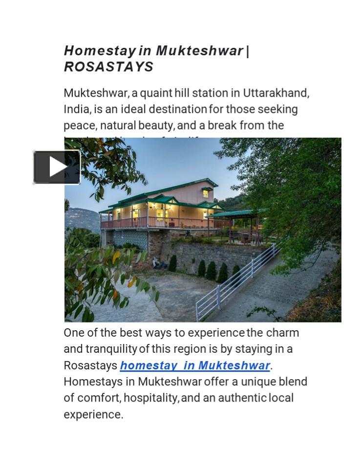 PPT – Homestay in Mukteshwar | ROSASTAYS (2) PowerPoint presentation ...
