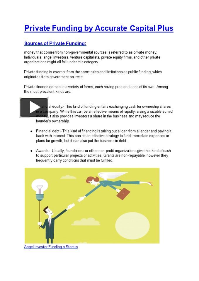 PPT – Private Funding in Chandigarh PowerPoint presentation | free to ...