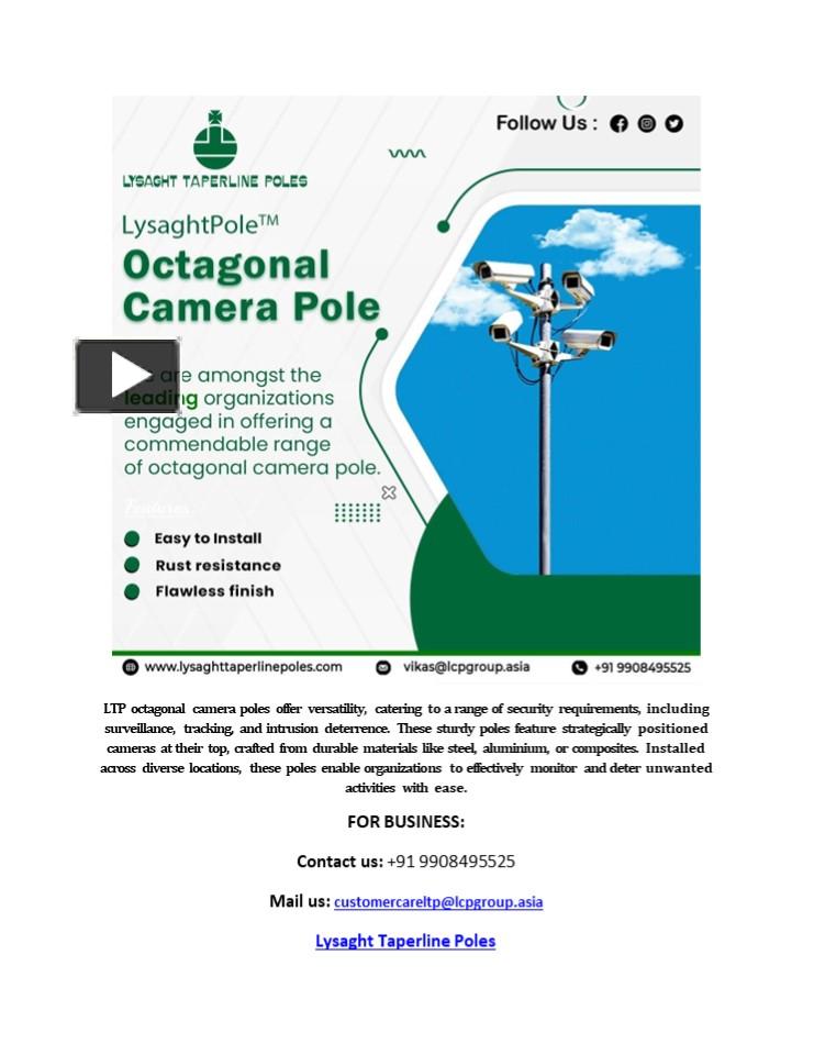 PPT – Various type of traffic poles near me PowerPoint presentation ...