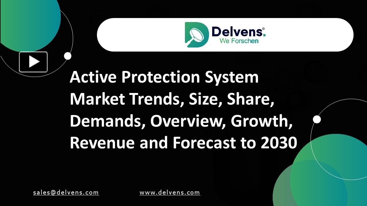 Active Protection System Market presentation | free to download