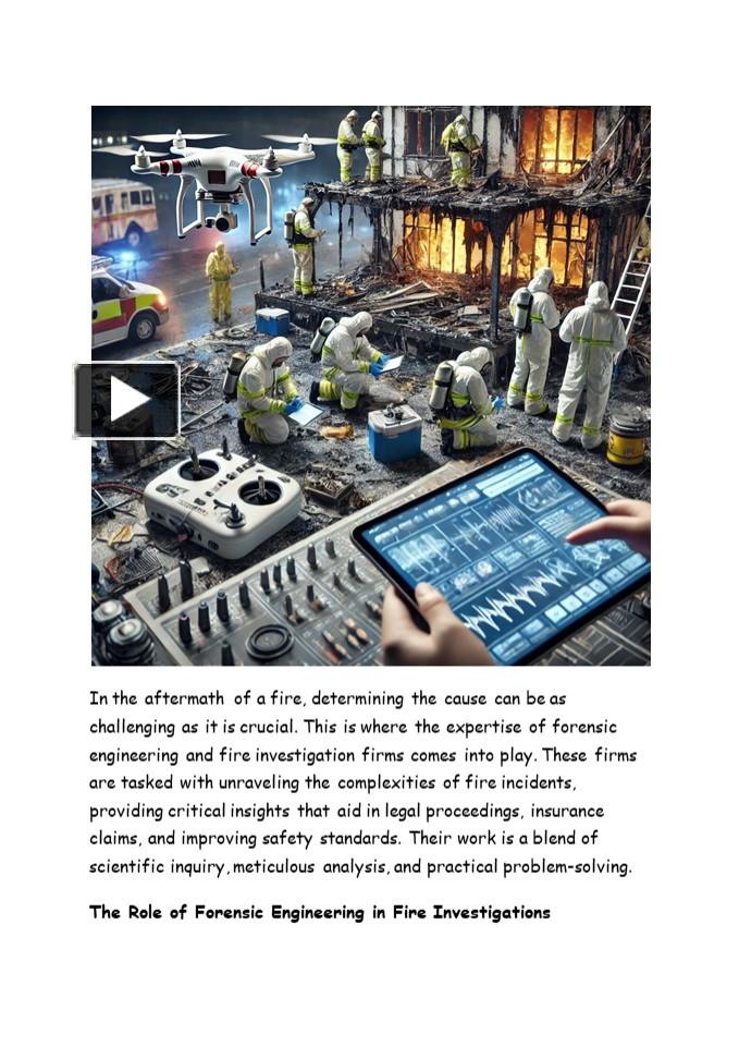 PPT – Unveiling the Expertise of Forensic Engineering and Fire ...