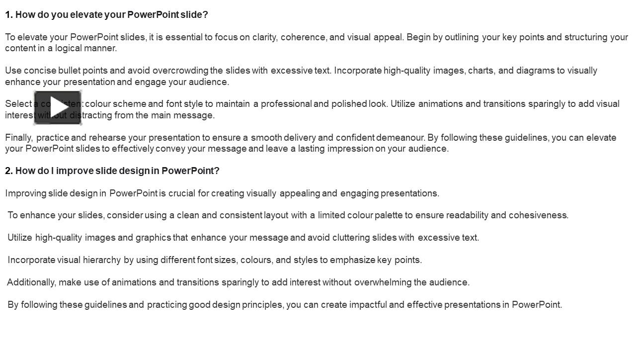 Expert Techniques for Slide Formatting in PowerPoint presentation ...