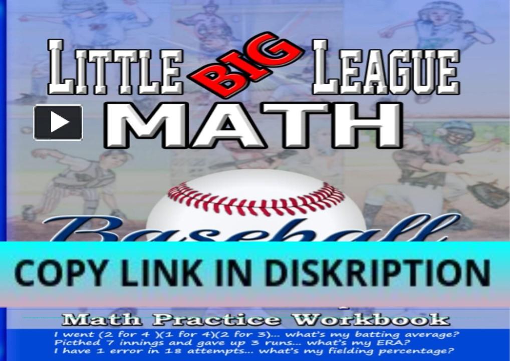 PPT – DOWNLOAD/PDF Little Big League Math: How To Teach Math To ...