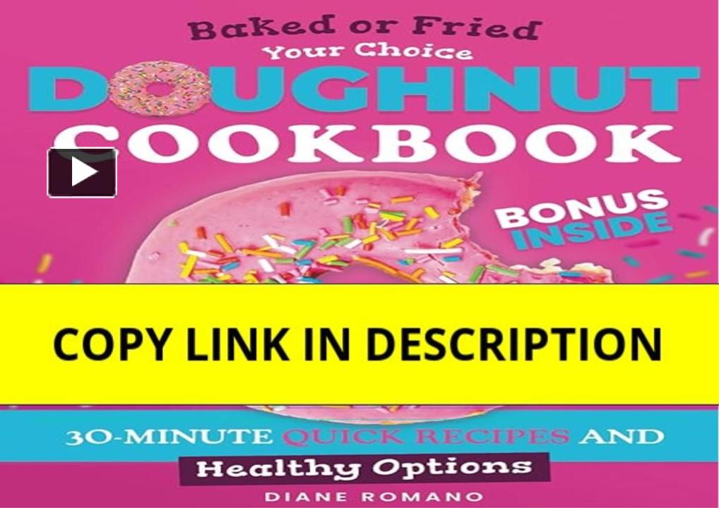 PPT – Pdf⚡️(read ️online) Doughnut Cookbook for Beginners: Enjoy ...
