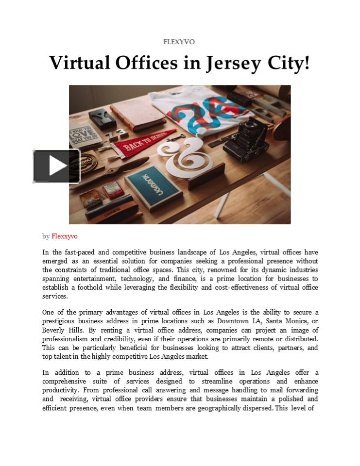 PPT – Virtual Office in New Jersey PowerPoint presentation | free to ...