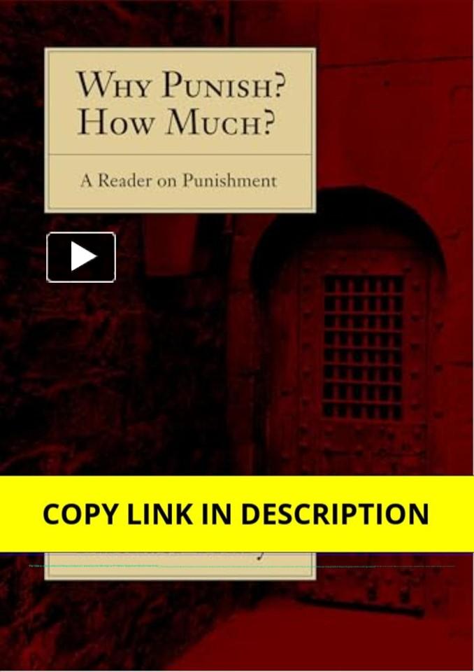 PPT – PDF Why Punish? How Much?: A Reader on Punishment 1st Edition ...