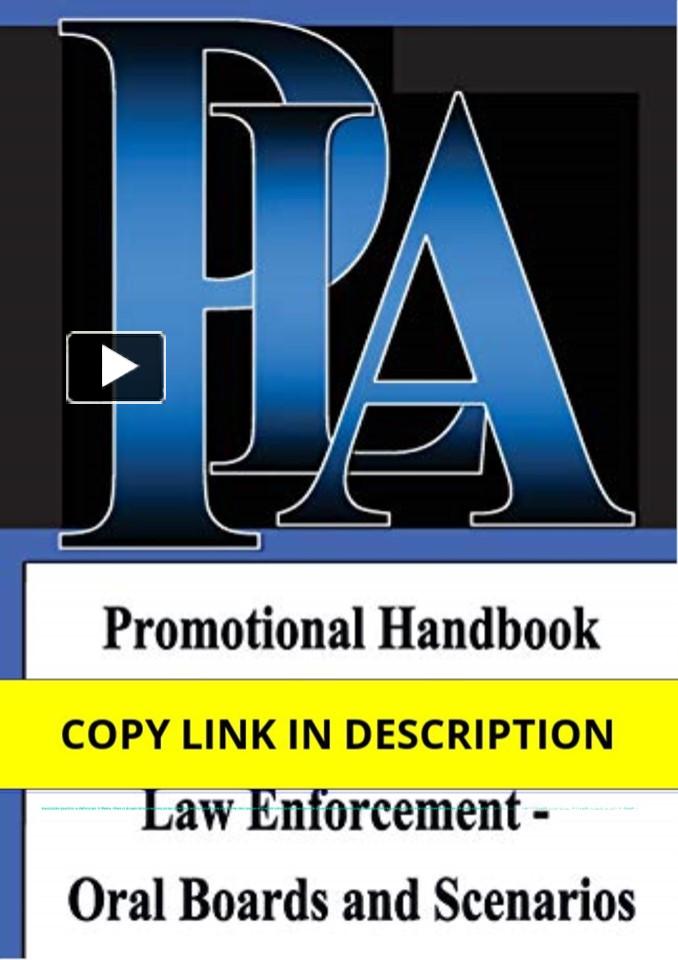 PPT – PDF Promotional Handbook Guide for Police / Law Enforcement ...