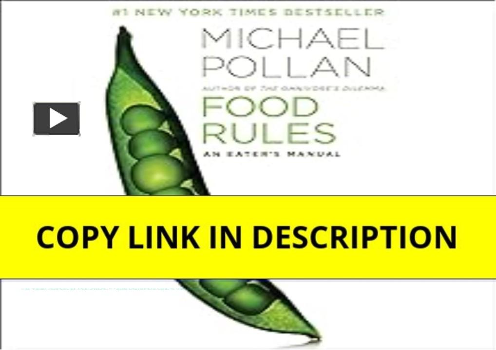 PPT – [PDF READ ONLINE] Food Rules: An Eater's Manual PowerPoint ...