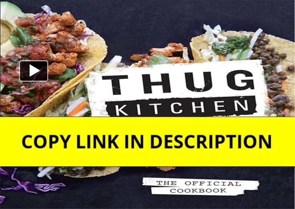 PDF(readonline) Thug Kitchen presentation | free to download