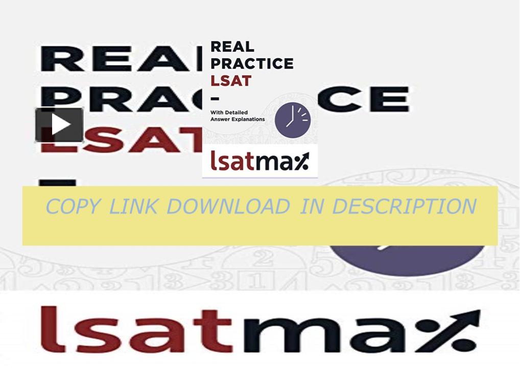download⚡[PDF] Real Practice LSAT with Detailed Answer Explanations ...