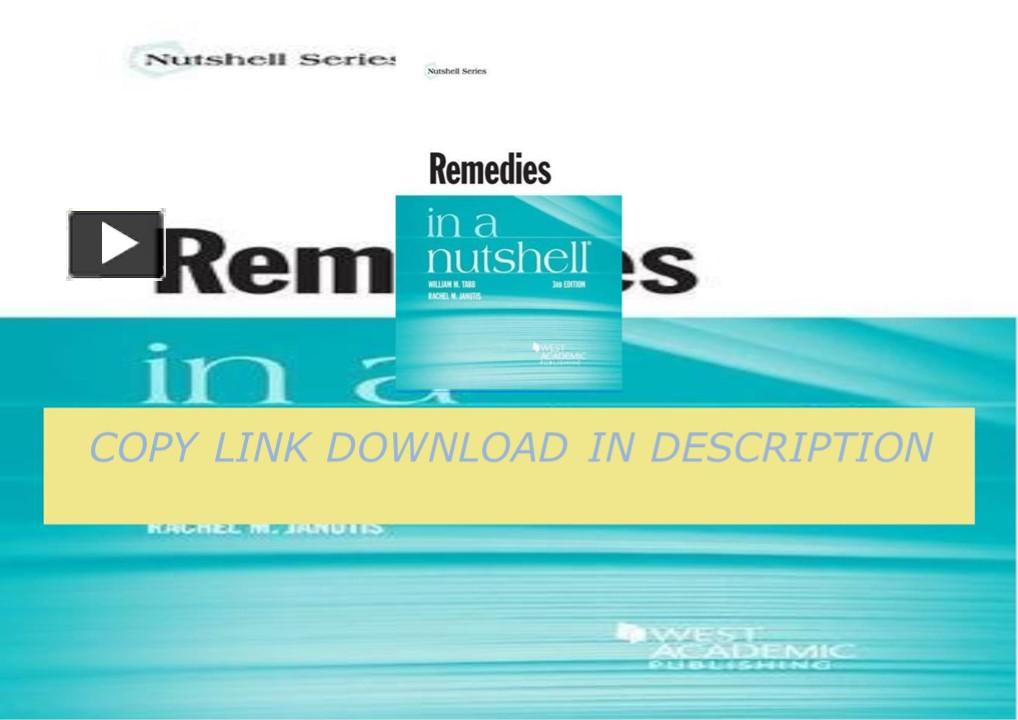 PPT – PDF⚡ Remedies in a Nutshell (Nutshells) 3rd Edition PowerPoint ...