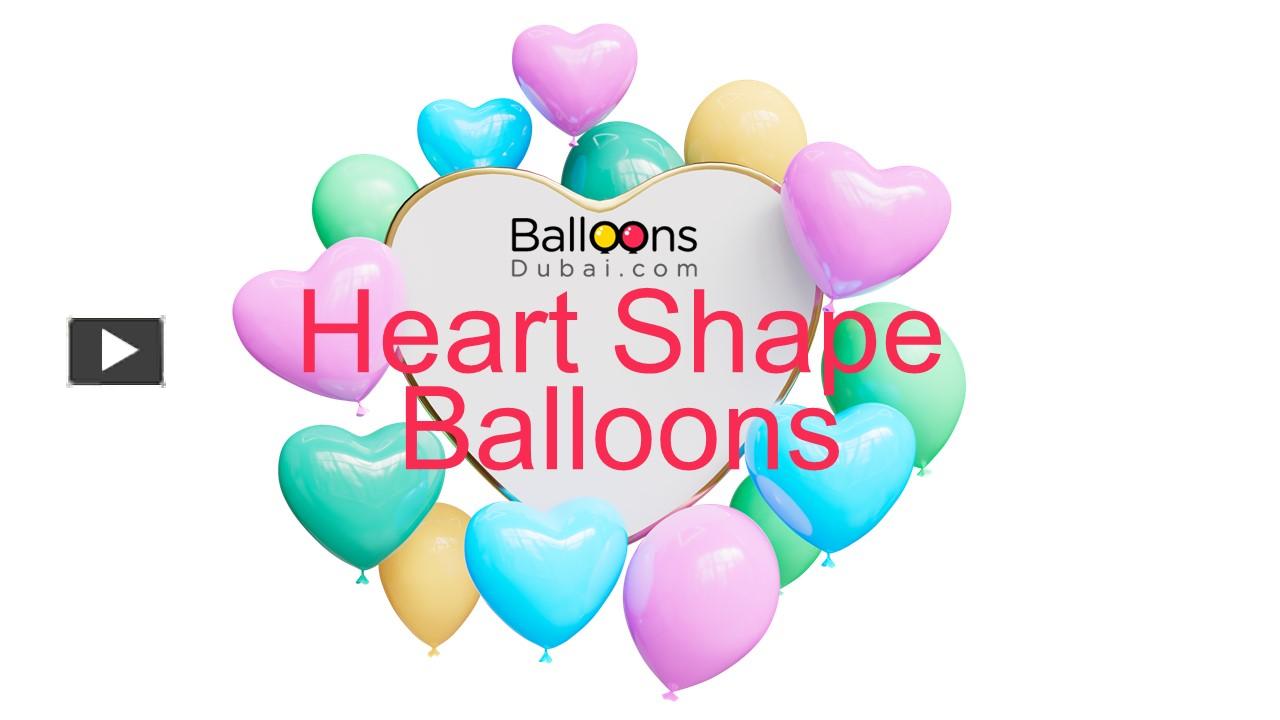 PPT – Heart Shape Balloons PowerPoint presentation | free to download ...