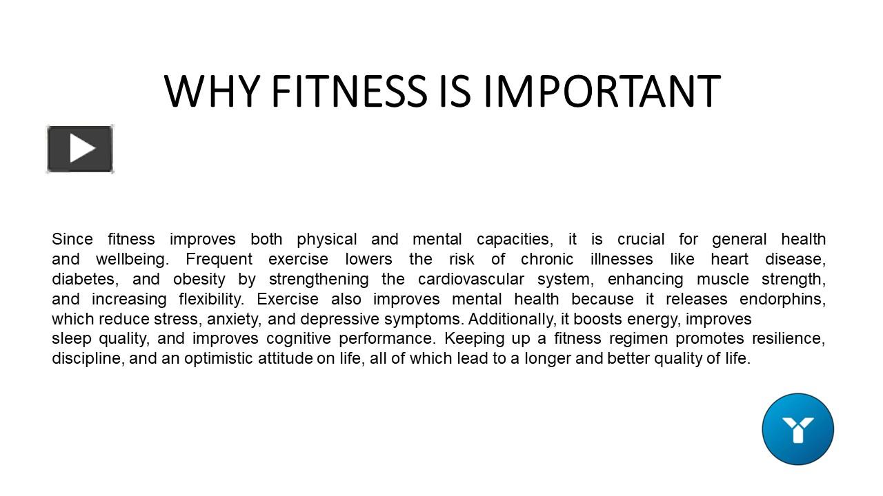 PPT – WHY FITNESS IS IMPORTANT PowerPoint presentation | free to ...