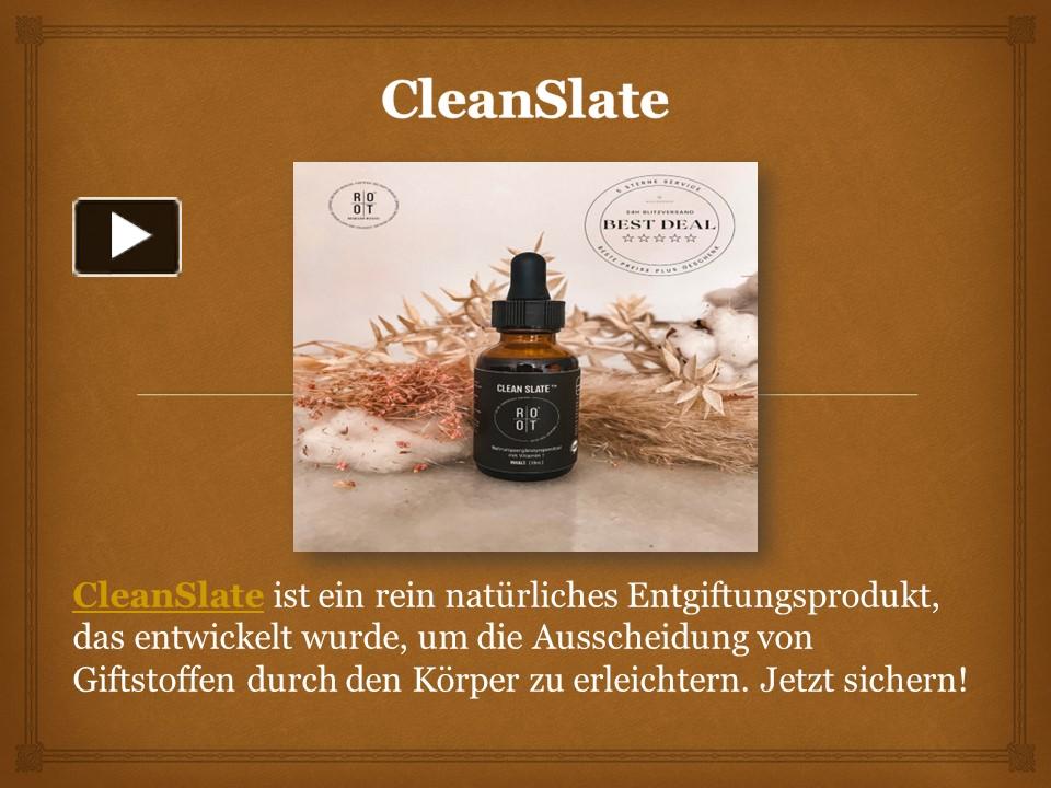 PPT – CleanSlate PowerPoint presentation | free to download - id ...