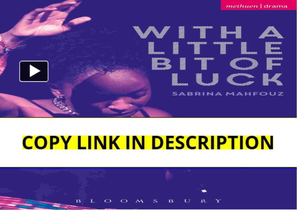 PPT – [PDF]⚡ With A Little Bit of Luck (Modern Plays) PowerPoint ...