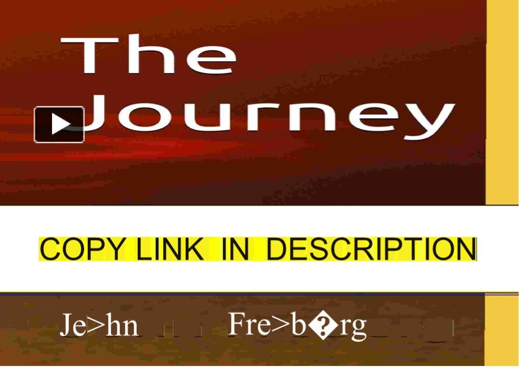 [PDF]⚡ The Journey presentation | free to download