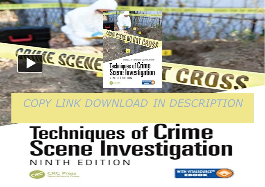 PPT – PDF Download Techniques of Crime Scene Investigation 9th Edition ...