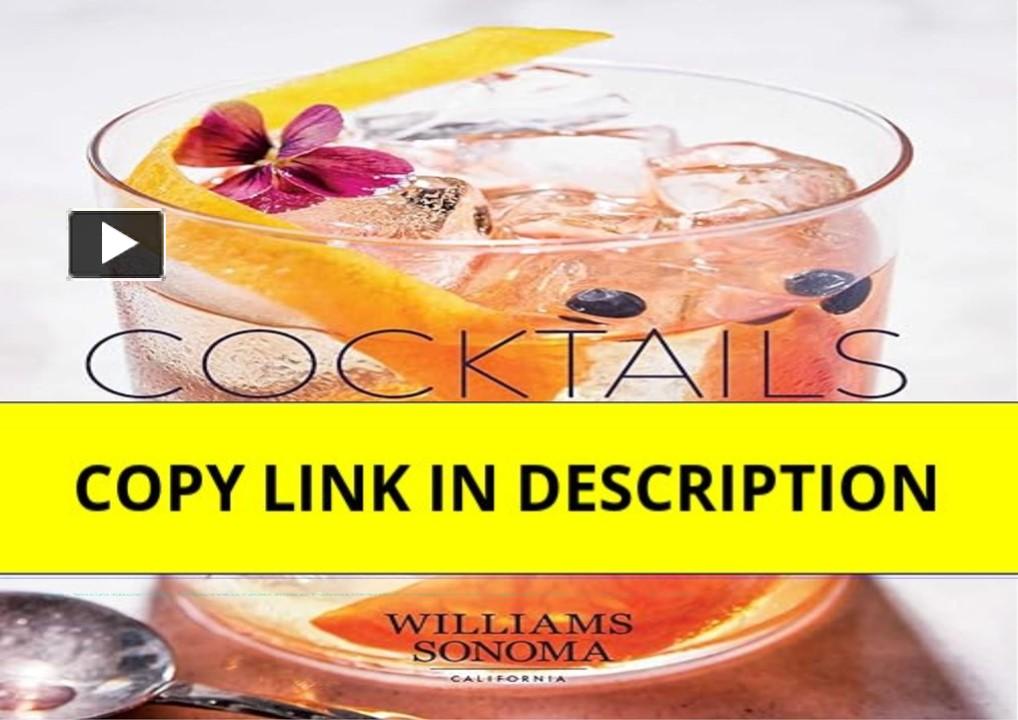 PPT – [PDF READ ONLINE] Cocktails: Modern Favorites to Make at Home ...