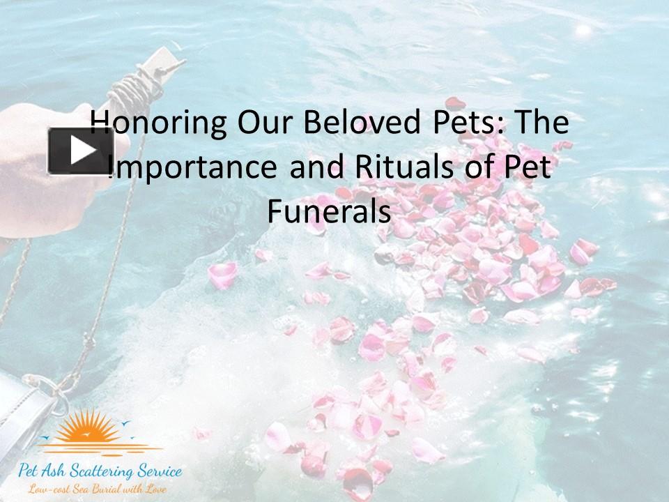 PPT – Honoring Our Beloved Pets: The Importance and Rituals of Pet ...