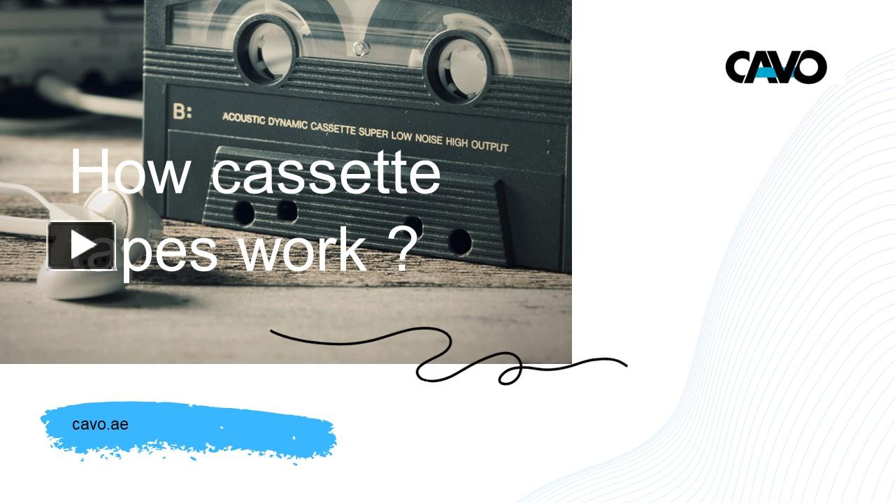 How cassette tapes work | Top cassette tapes & Casette player available ...