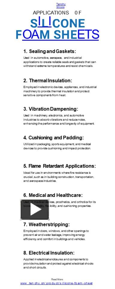 PPT – Applications of Silicone Foam Sheets [Infographic] PowerPoint ...