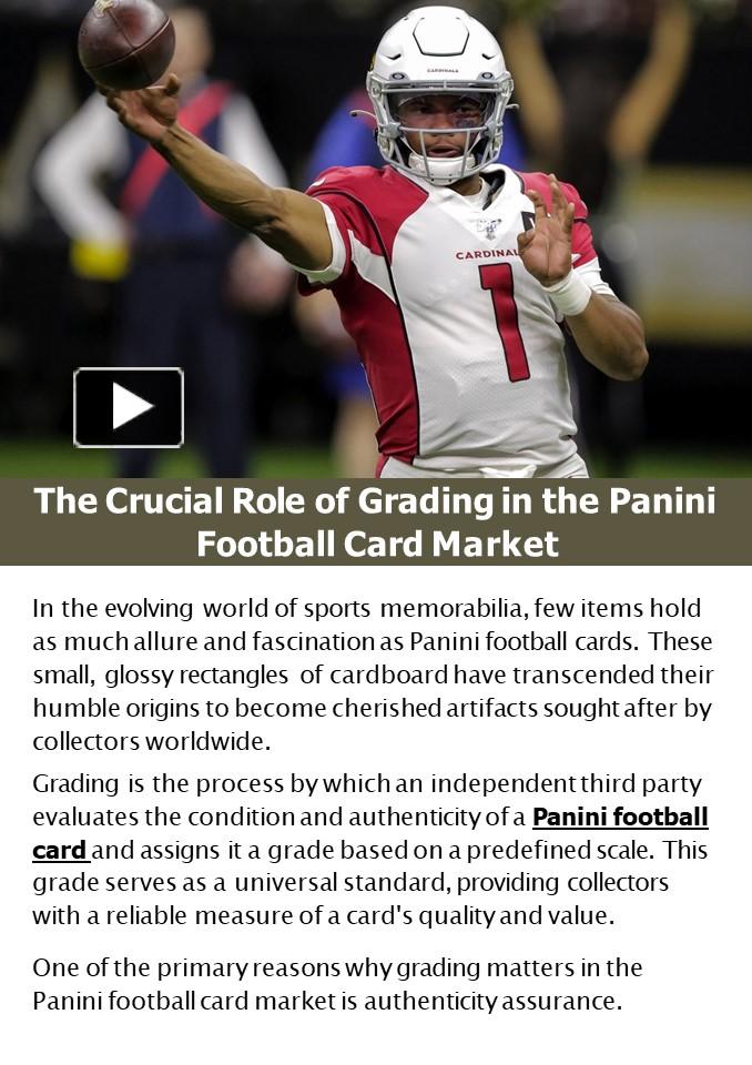 The Crucial Role of Grading in the Panini Football Card Market ...
