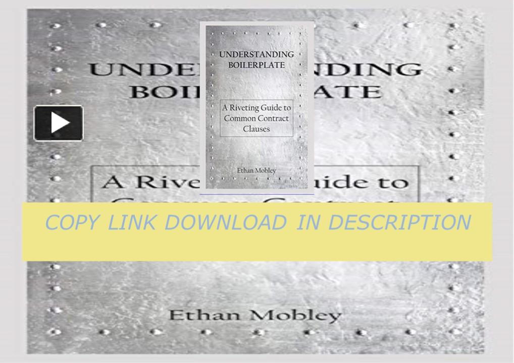 Pdf⚡(read online) Understanding Boilerplate: A Riveting Guide to Common ...