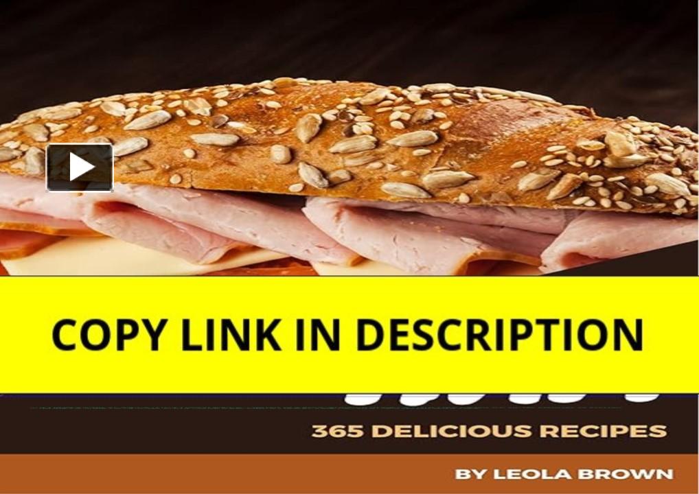 Download⚡️PDF ️ 365 Delicious Ham Recipes: Greatest Ham Cookbook of All ...