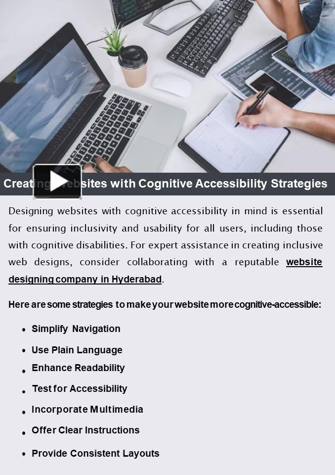 PPT – Creating Websites with Cognitive Accessibility Strategies ...