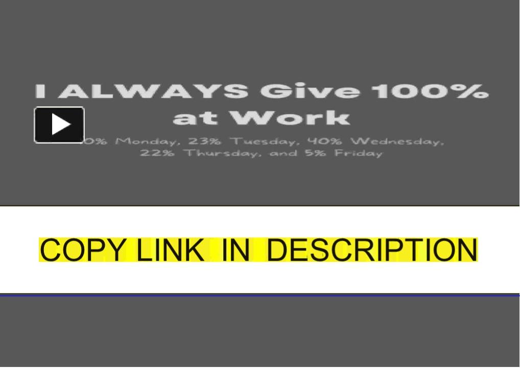 PPT – $PDF$/READ I Always Give 100% at Work: Lined Notebook PowerPoint ...