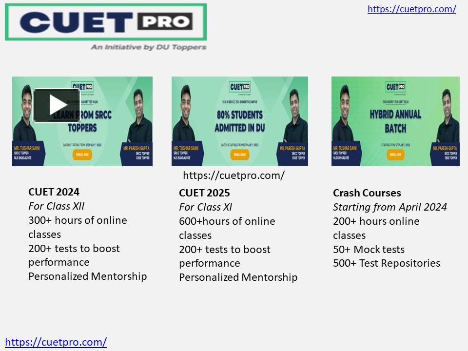 PPT – CUET Classes in Jaipur PowerPoint presentation | free to download ...