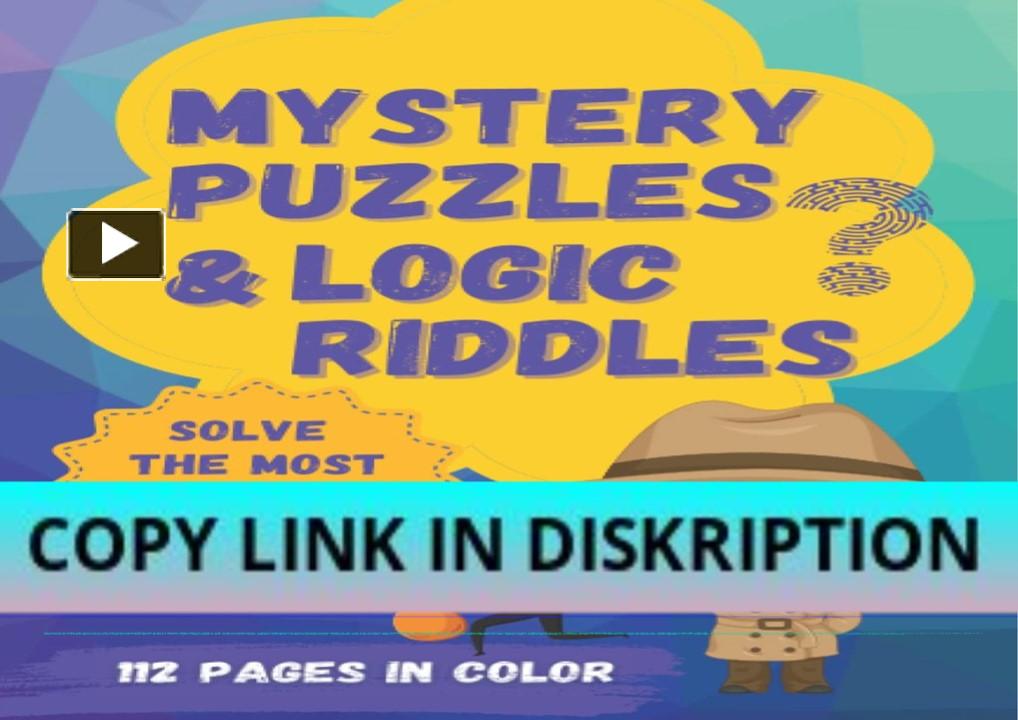 PPT – PDF Read Online Mystery Puzzles and Logic Riddles: An Illustrated ...