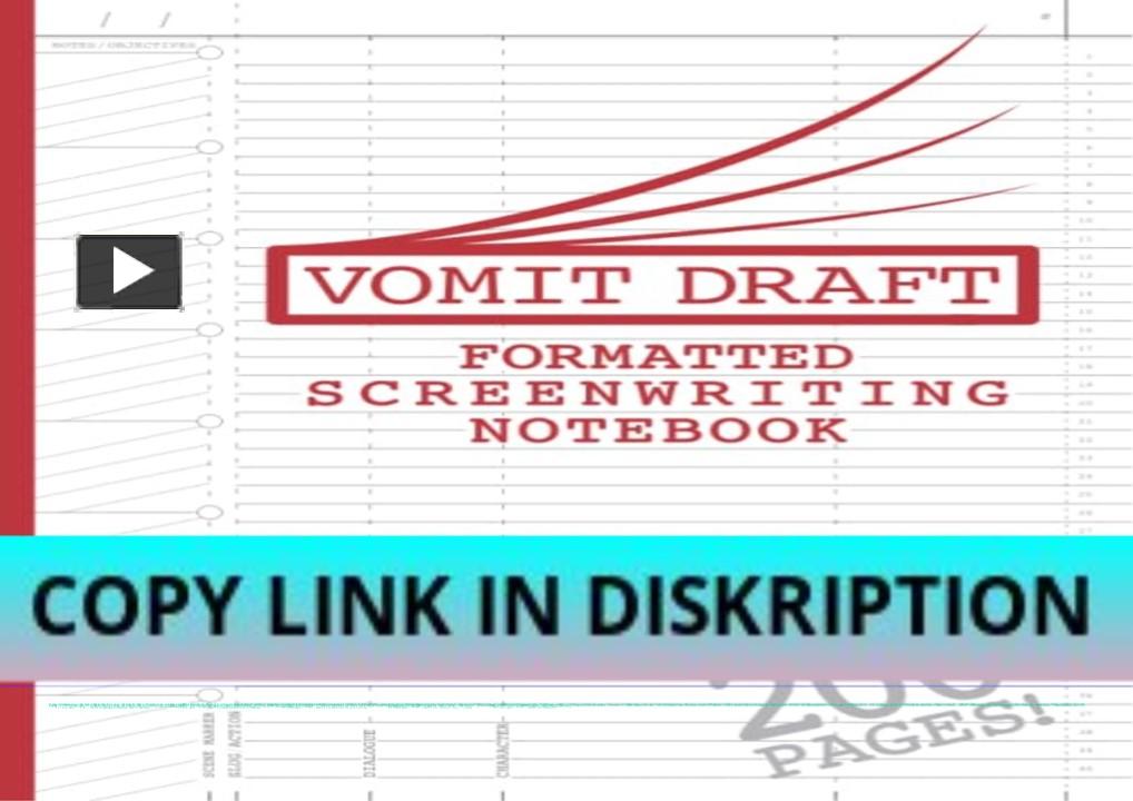 PPT – PDF_ Blank Screenwriting Notebook: Write Your Own Movies - 200 ...